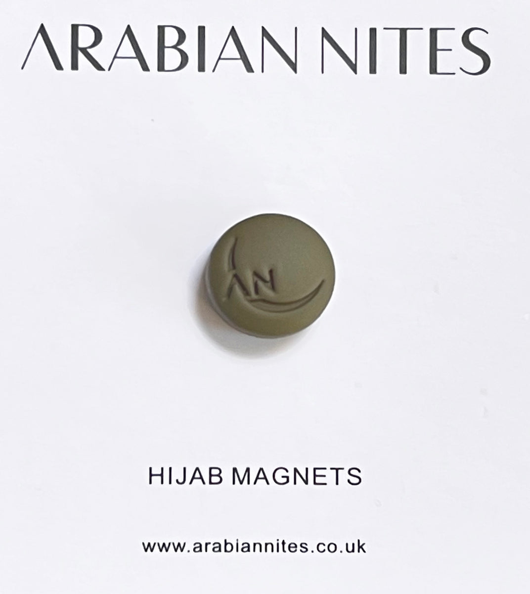 Matte Khaki Hijab Magnet – Arabian Nites online